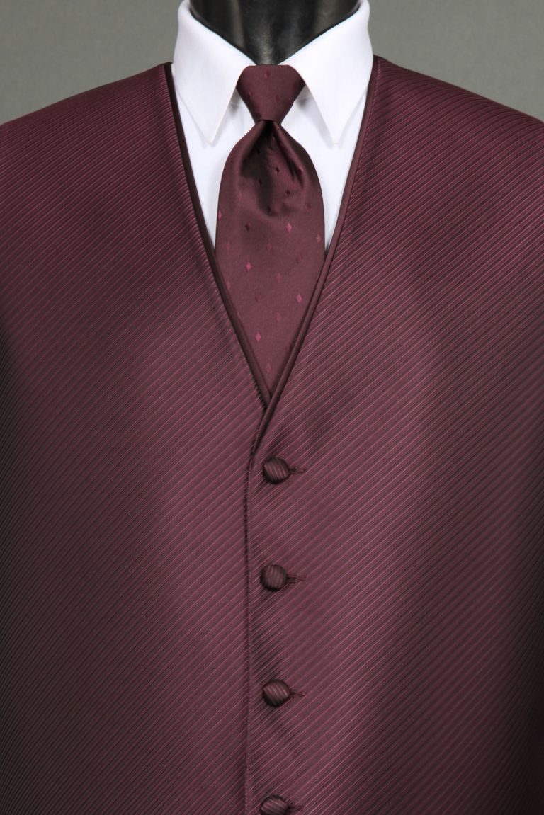 Plum Synergy Vest | Savvi Formalwear